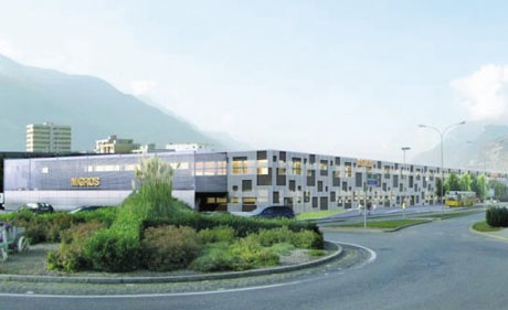 Migros Valais construit le plus grand centre commercial du canton | Batimag