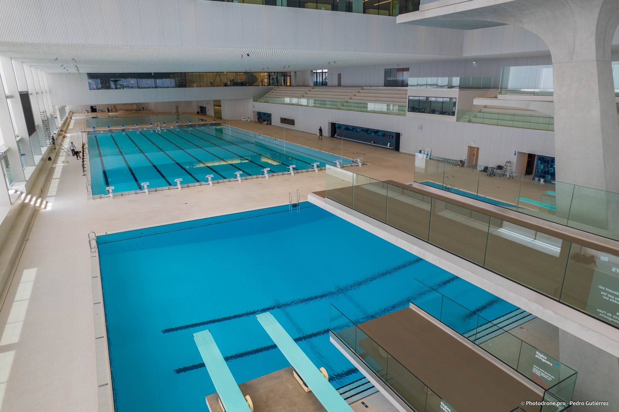 La Vaudoise Aréna à Malley inaugure le centre aquatique le plus grand ...
